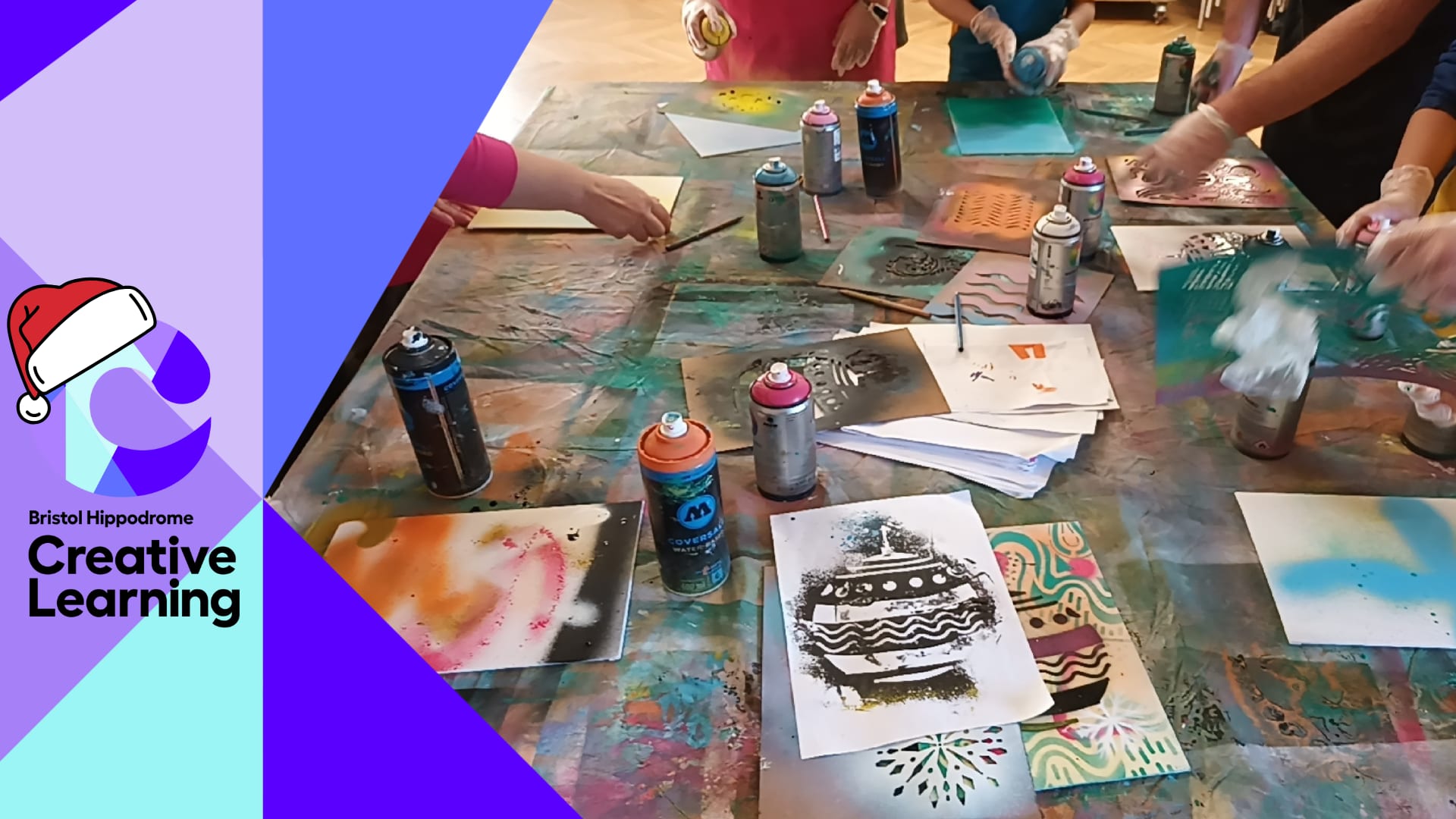 Holiday Season Spray Paint Class! Tickets | Bristol Hippodrome in ...
